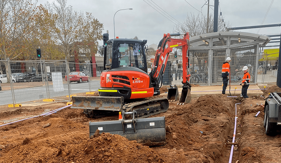 Port Road Median Hindmarsh gets a landscape upgrade - Urbans